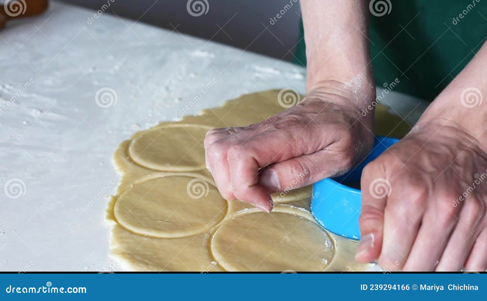 The Process of Cookie Making. Stock Footage - Video of cutting, drink ...