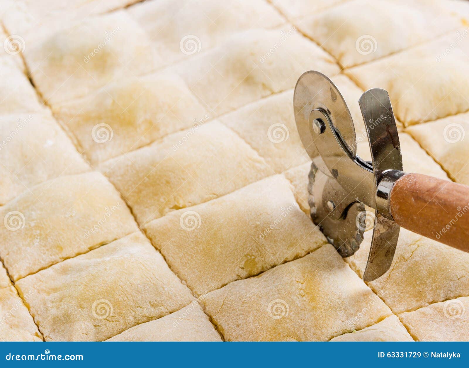 Process of Cooking Ravioli. Stock Image - Image of kitchen, cooking ...