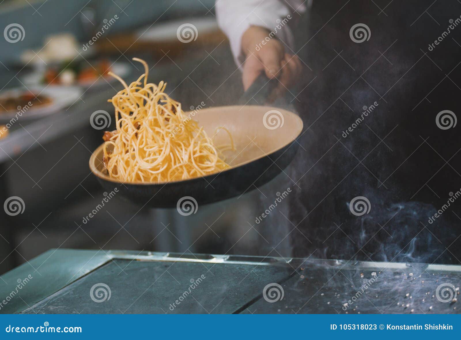 Process of Cooking Spaghetti Stock Image - Image of meal, boil: 105318023