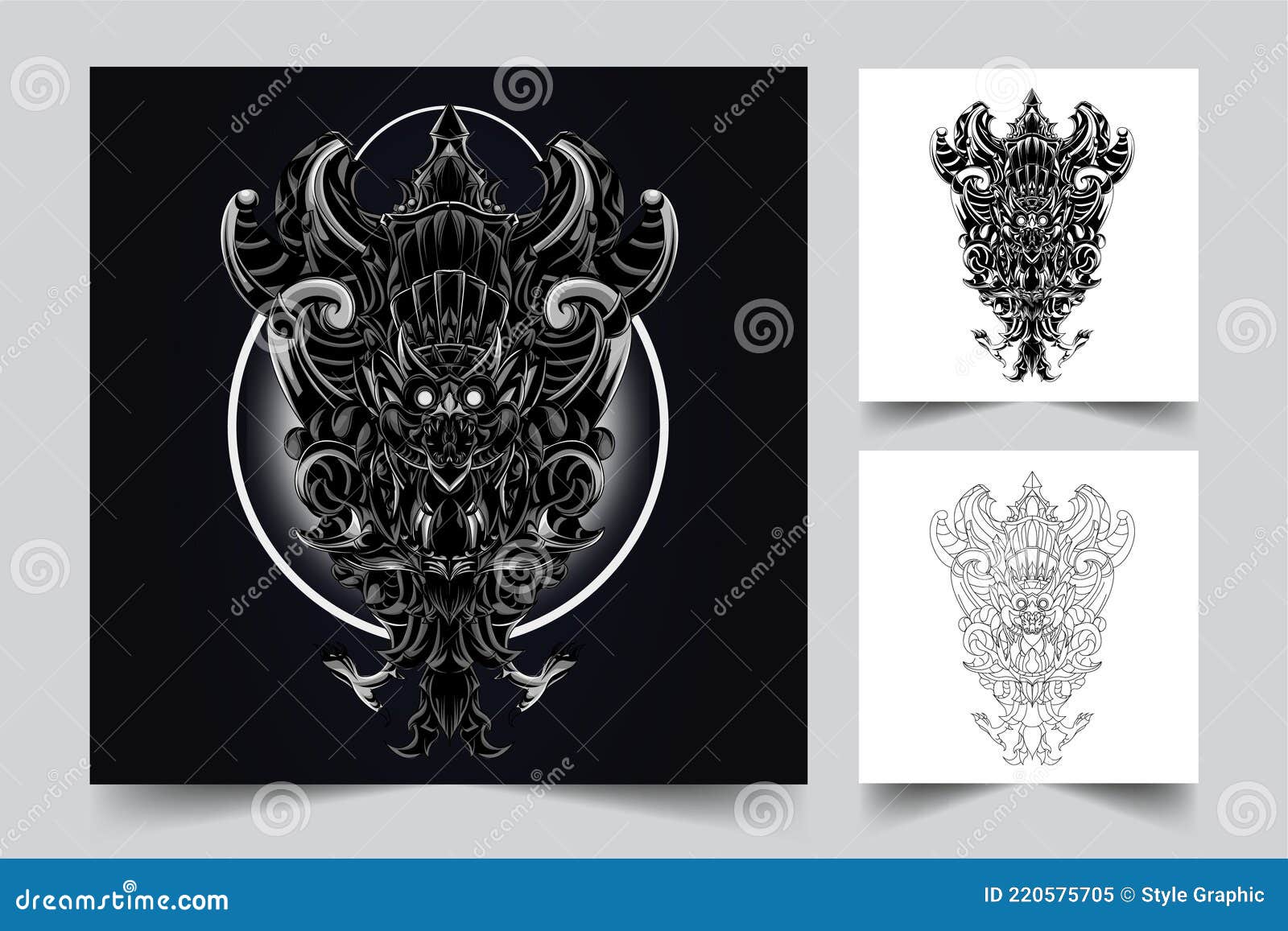 Garuda Wisnu Kencana Culture Indonesian Mascot Logo Design Stock Vector ...