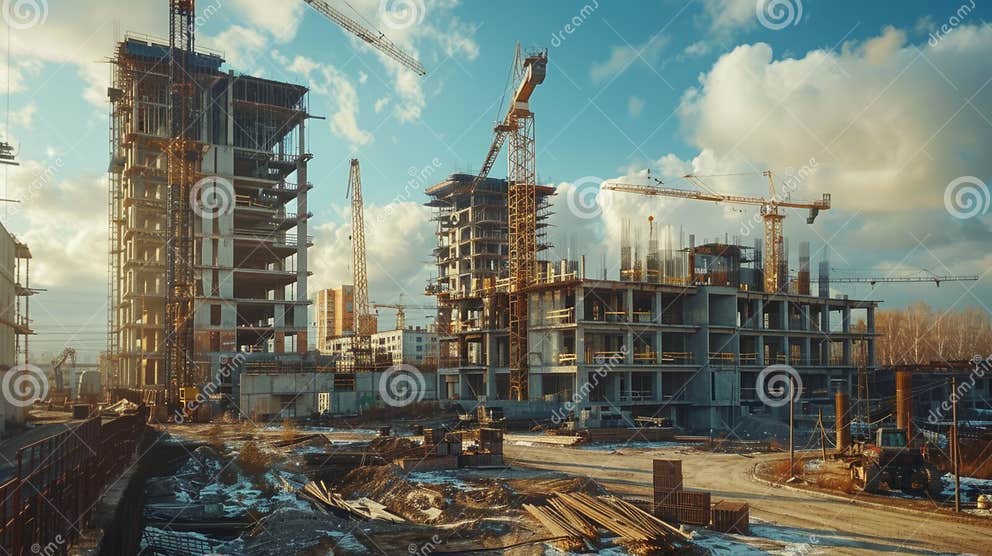 The Process of Creating a Building Under Construction, with a Focus on ...