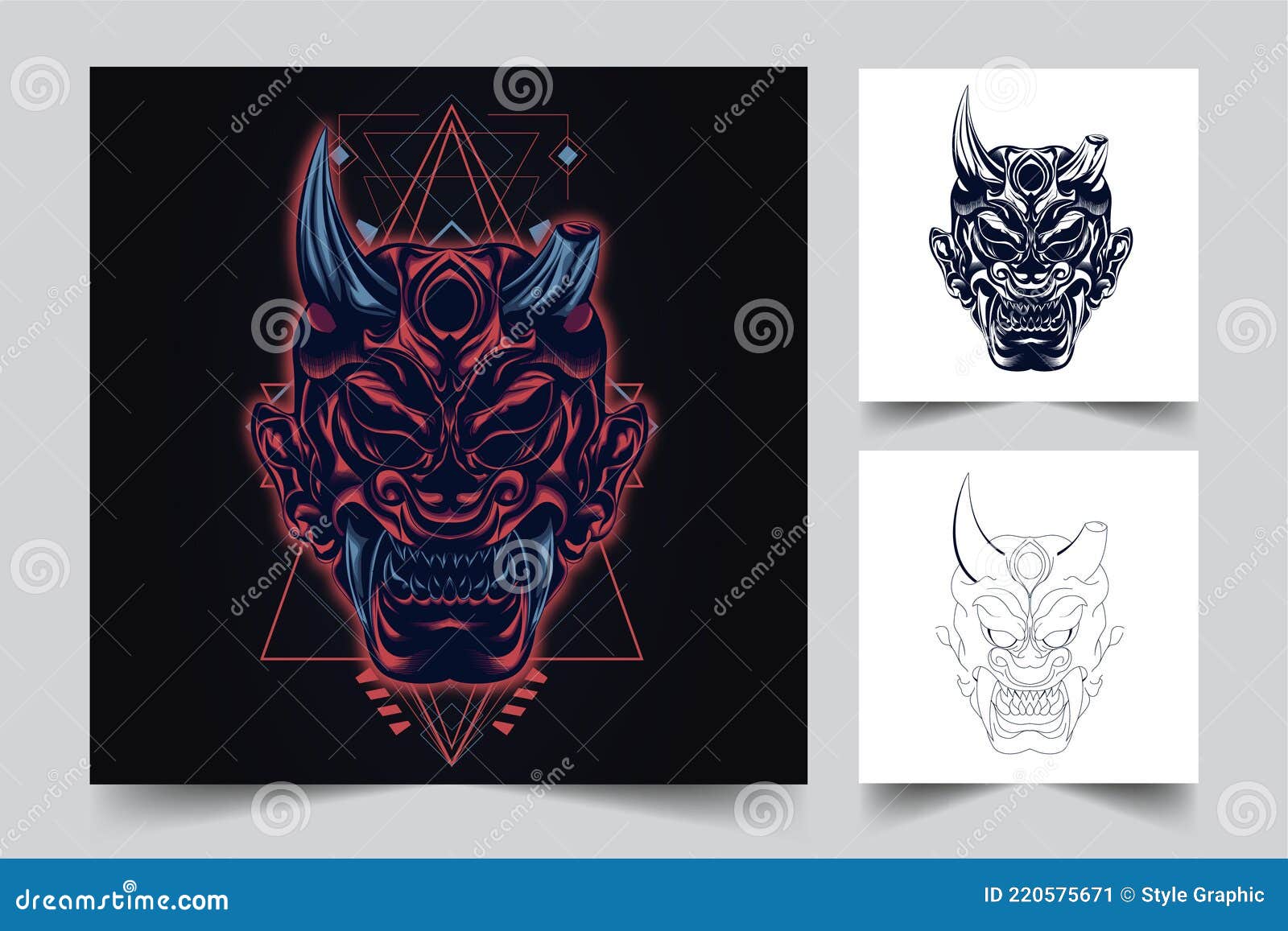 Satan Mascot Logo Design Vector with Modern Illustration Stock Vector ...