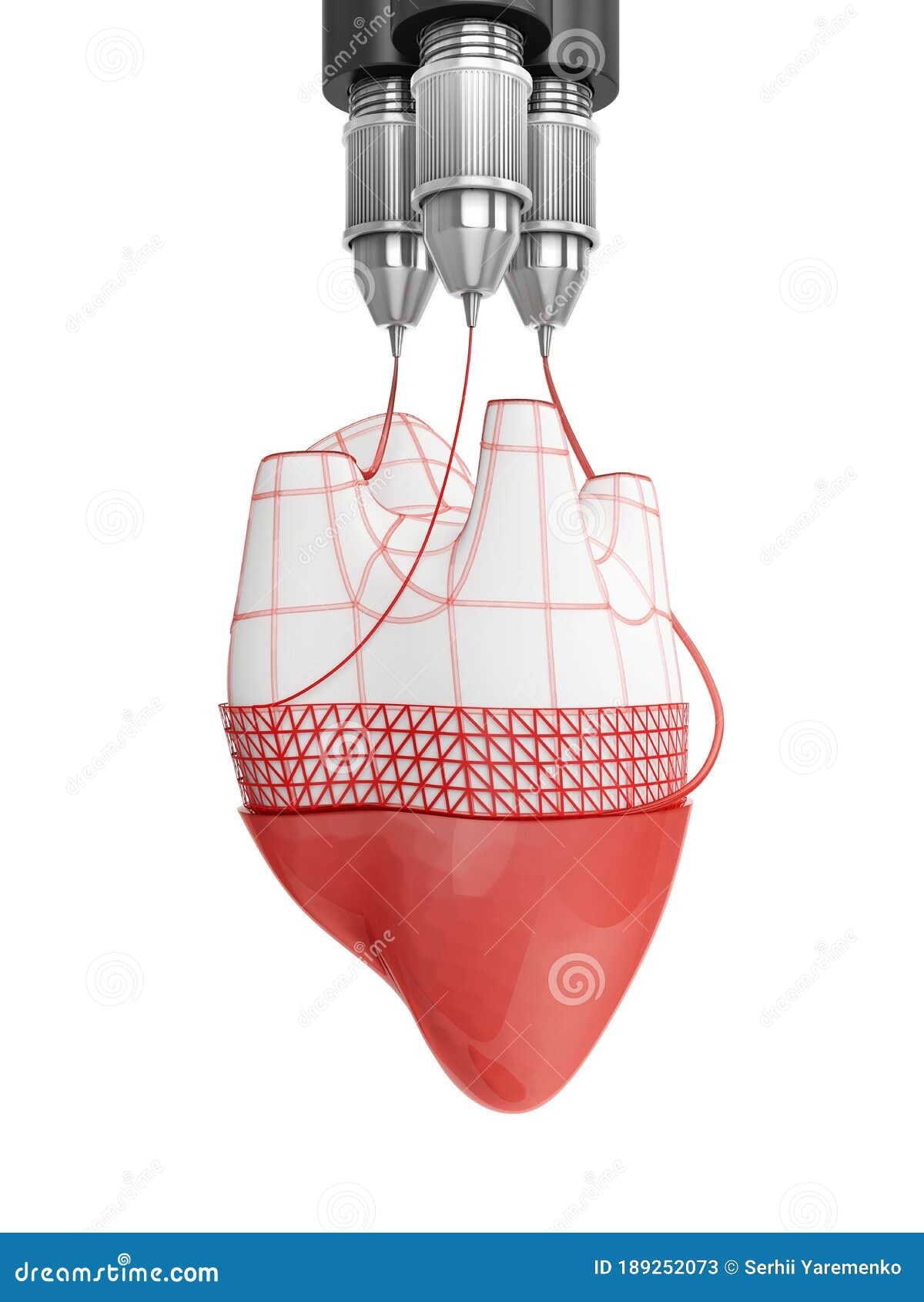 3D Printer Using Photopolymerization Stock Photography | CartoonDealer ...