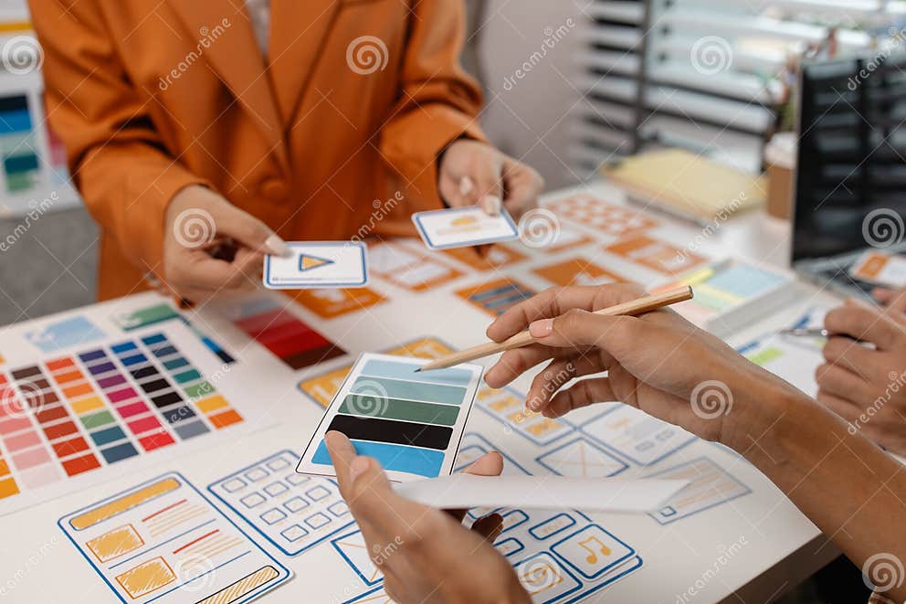 Process Of Creating An Interface For A Mobile App User Interface And