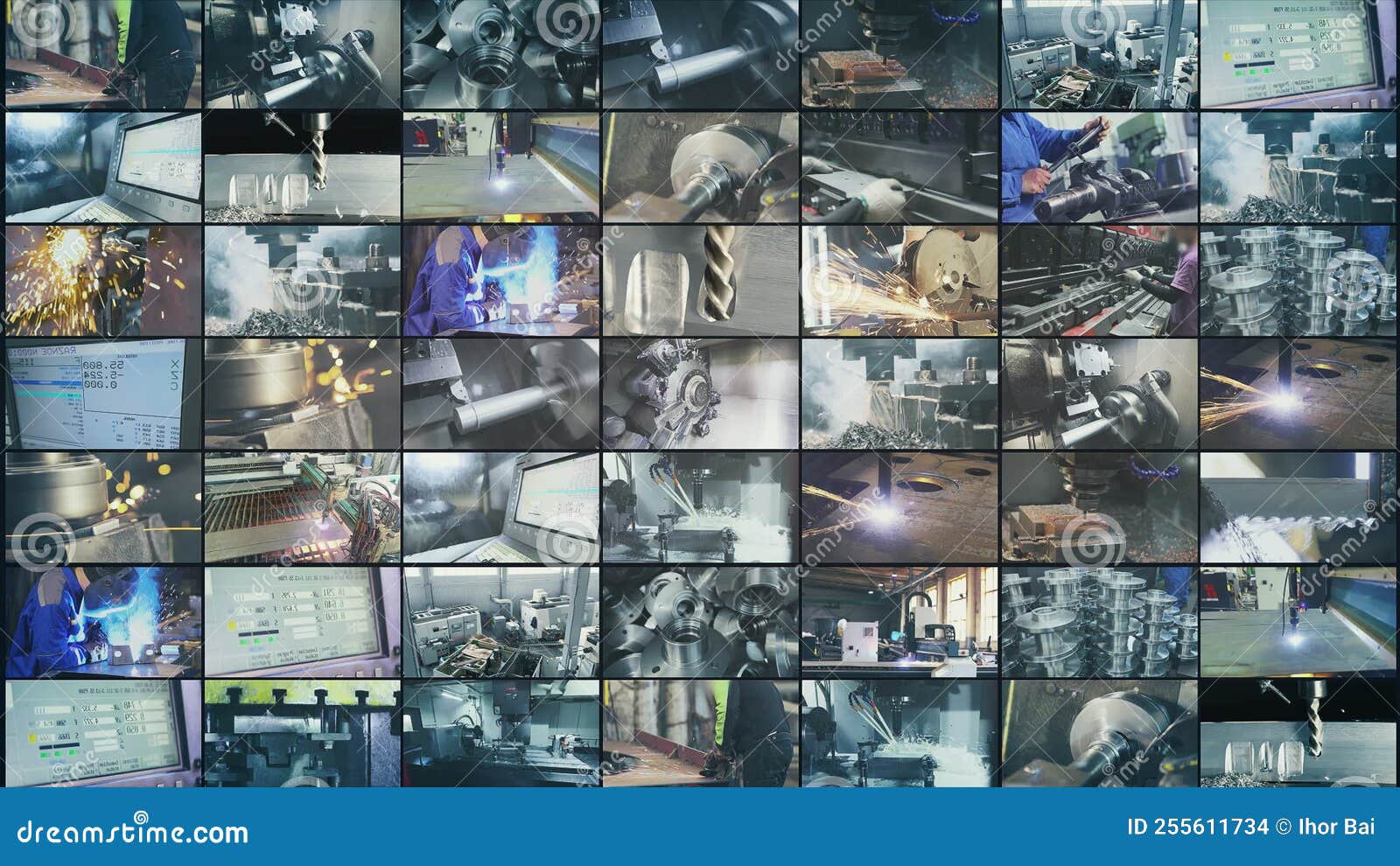 The Process of Creating a Metal Part. Creating a Metal Product in a ...