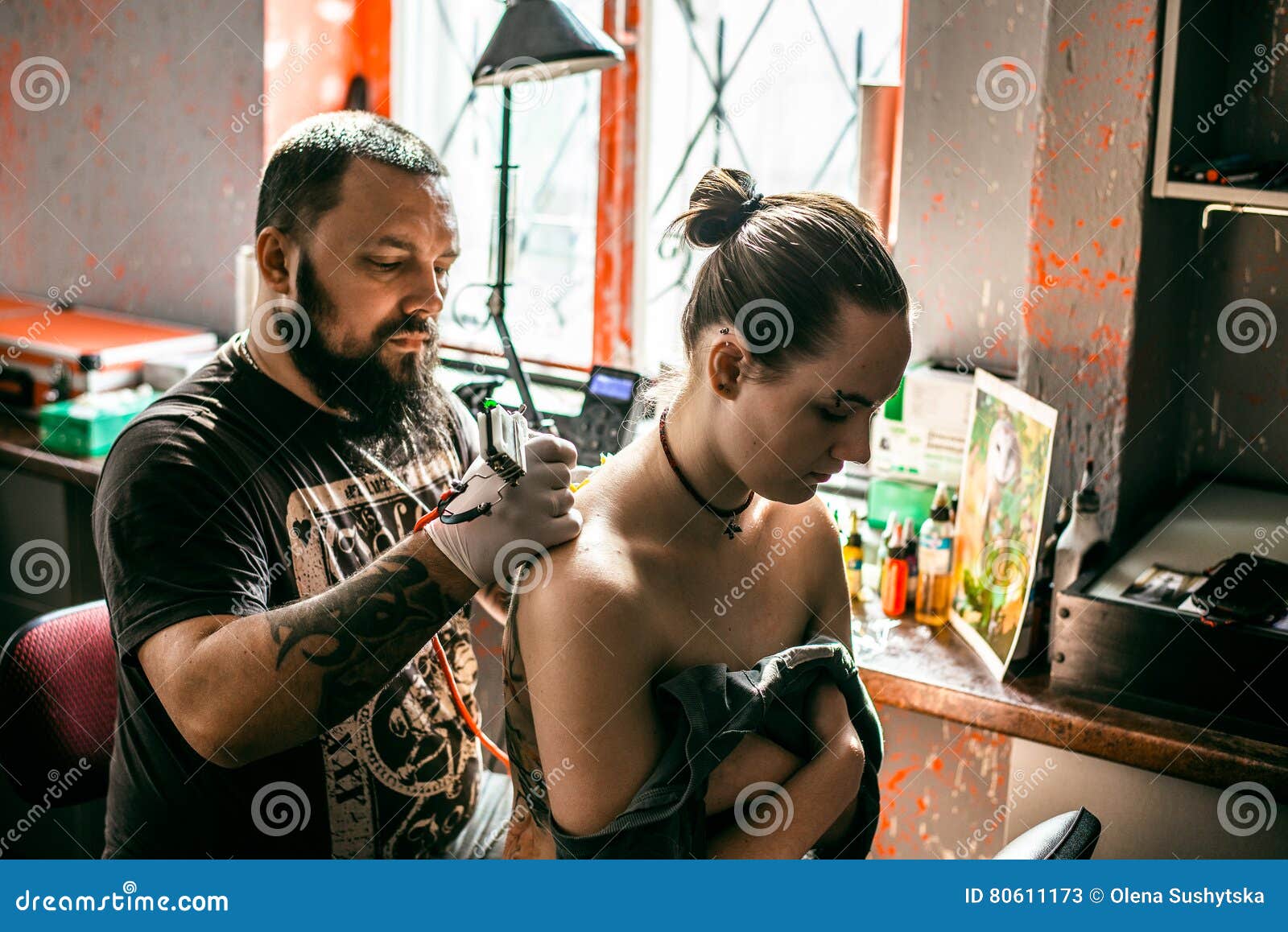 Top 132 + Back tattoo process - Spcminer.com