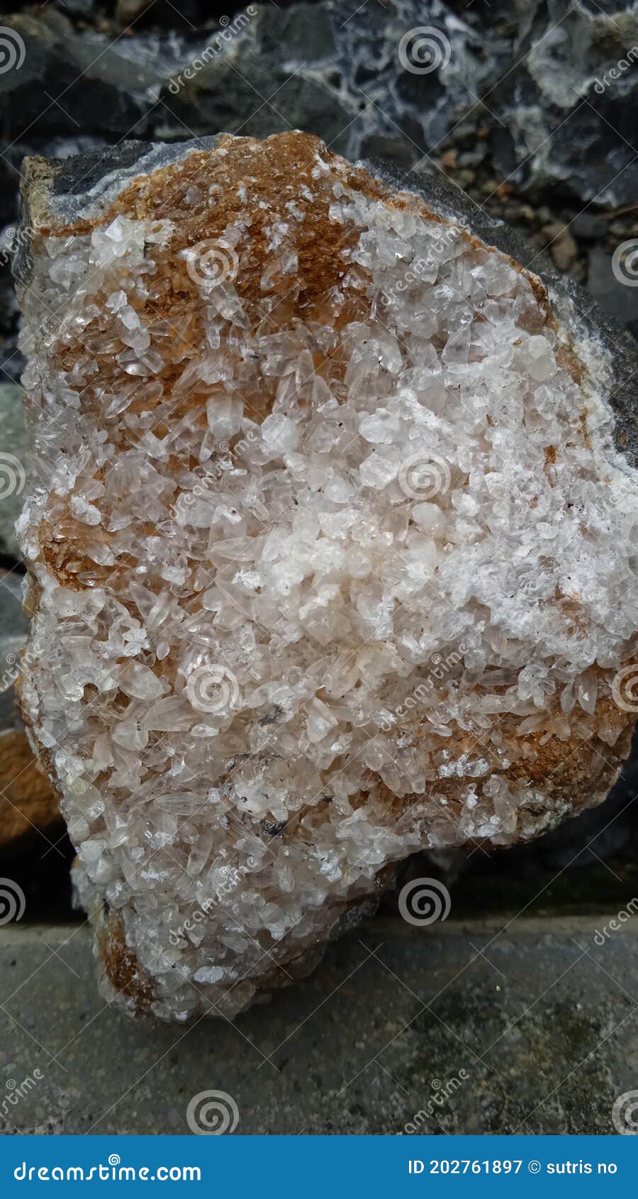 The Process of Crystallizing Minerals into Stoneï¿¼ Stock Image - Image ...