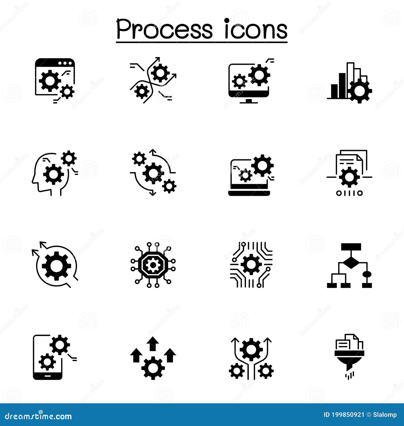 Process, Data Analysis Icon Set Vectorillustration Graphic Design Stock ... Process, Data Analysis Icon Set Vectorillustration Graphic Design Stock ...