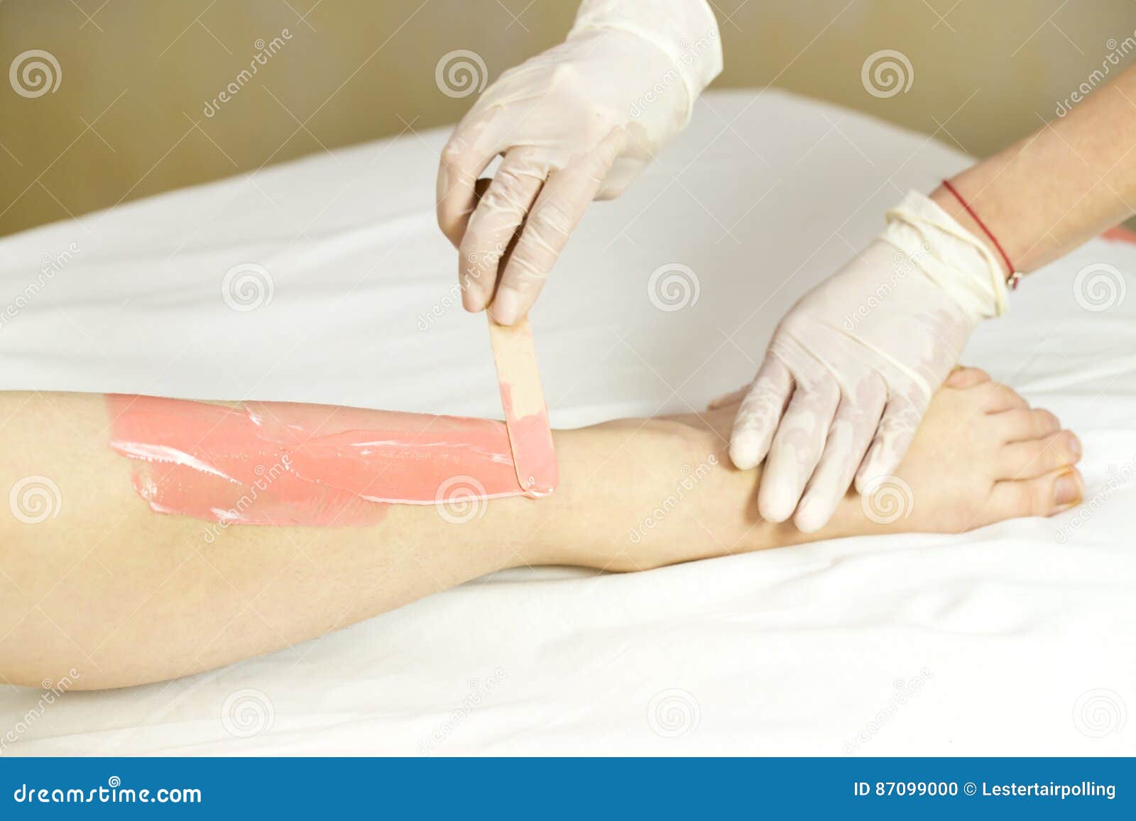 Process Depilation Female Legs and Hands Stock Photo - Image of ...