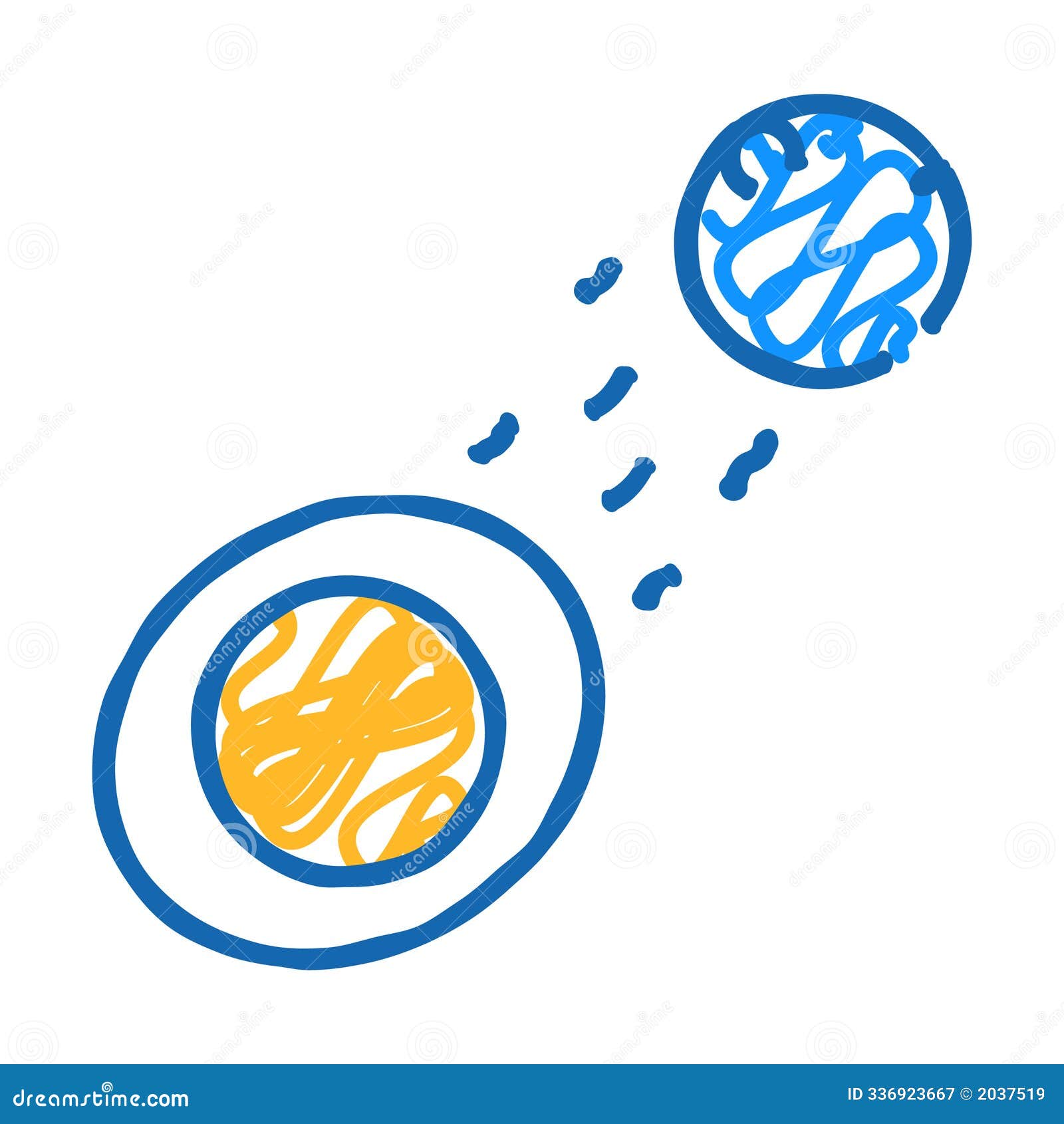 Process Describing Ebb and Flow Icon Doodle Illustration Stock Vector ...