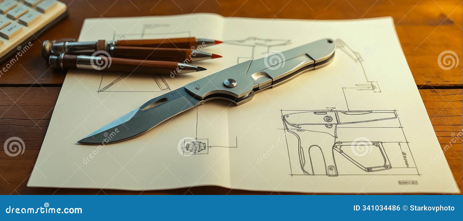 The Process of Developing a New Model of a Folding Knife. Industrial ...