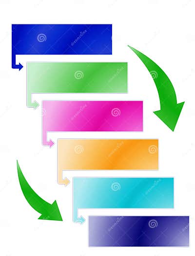 Process diagram stock illustration. Illustration of data - 12944174