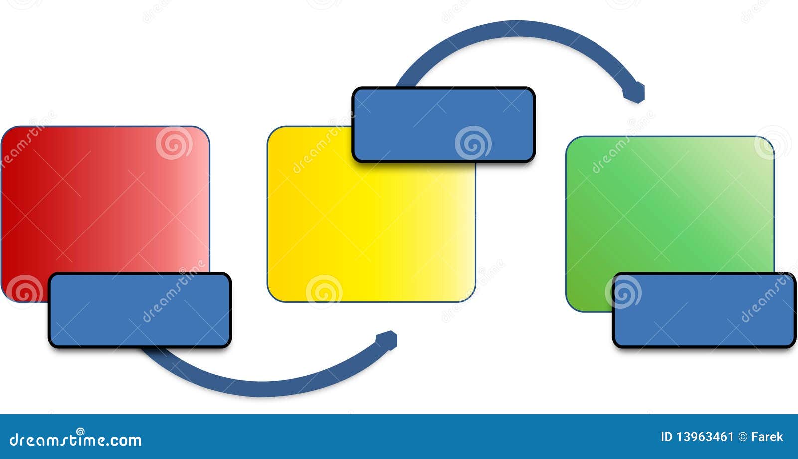 Process diagram stock illustration. Illustration of connection - 13963461