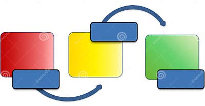 Process diagram stock illustration. Illustration of connection - 13963461