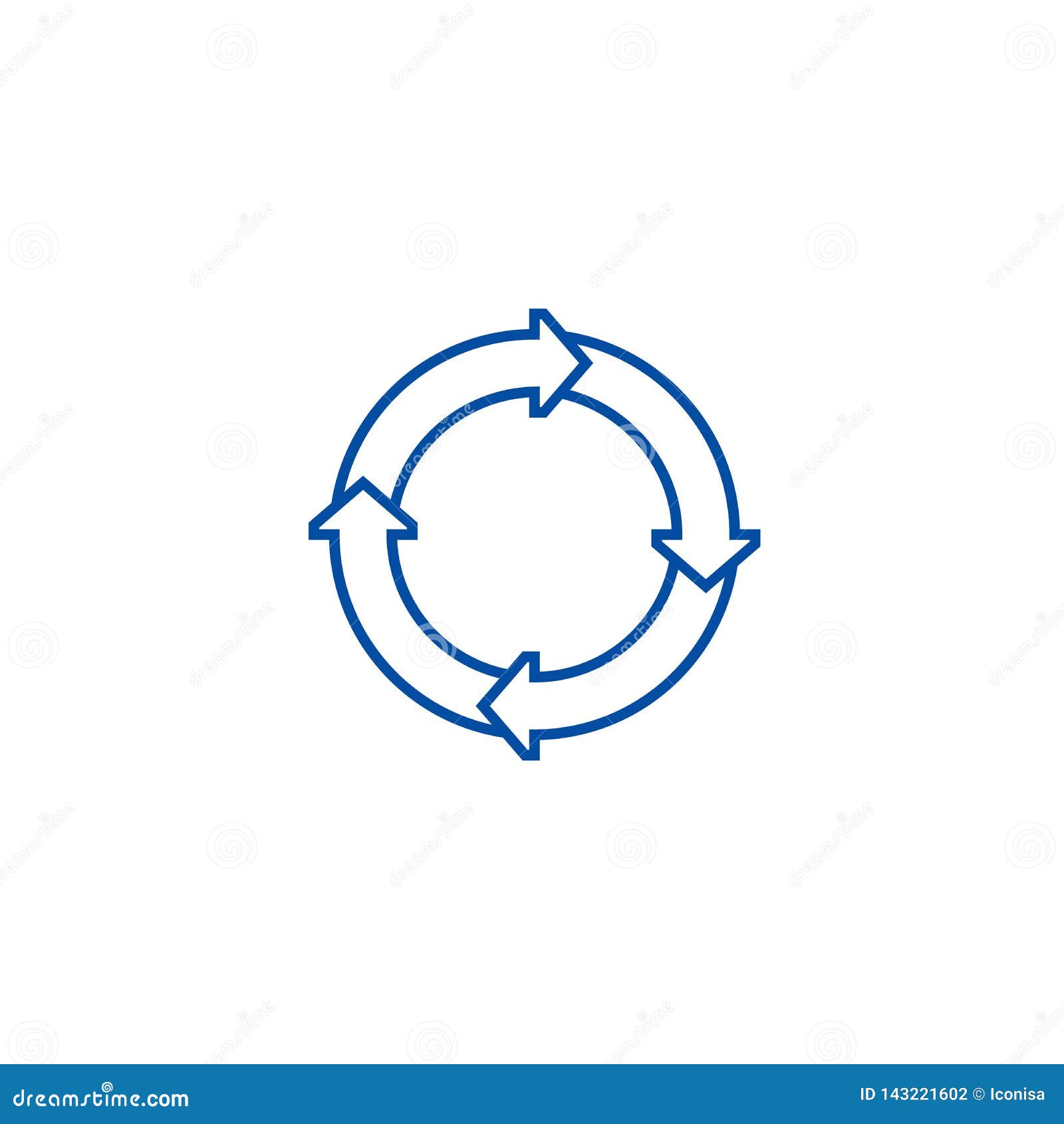 Process Diagrams Line Icon Concept. Process Diagrams Flat Vector Symbol ...