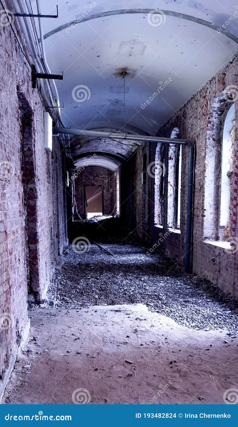 The Process of Dismantling the Building. Dismantling the Floor and ...