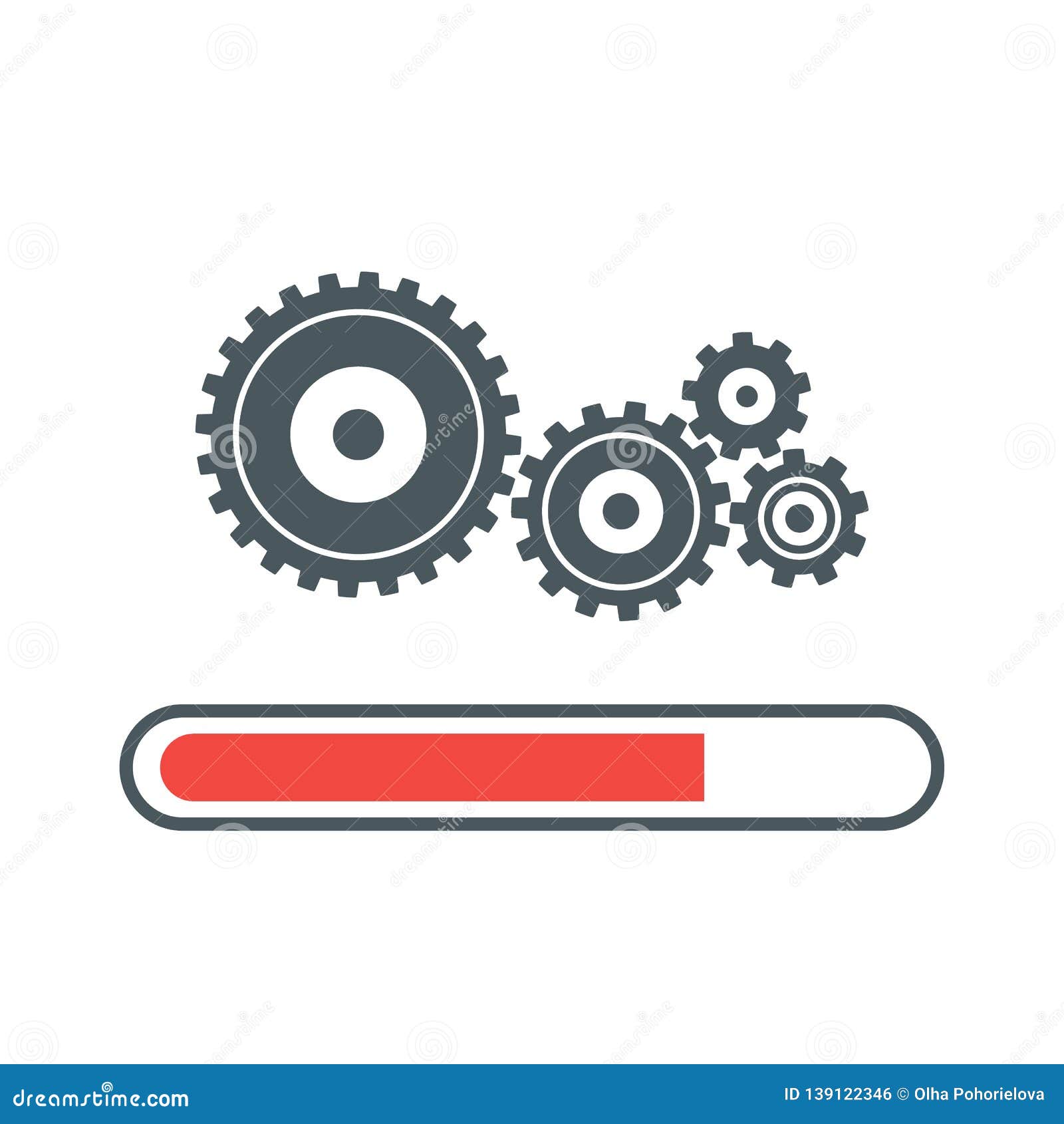 The Process of Downloading and Updating the Software System. Flat ...