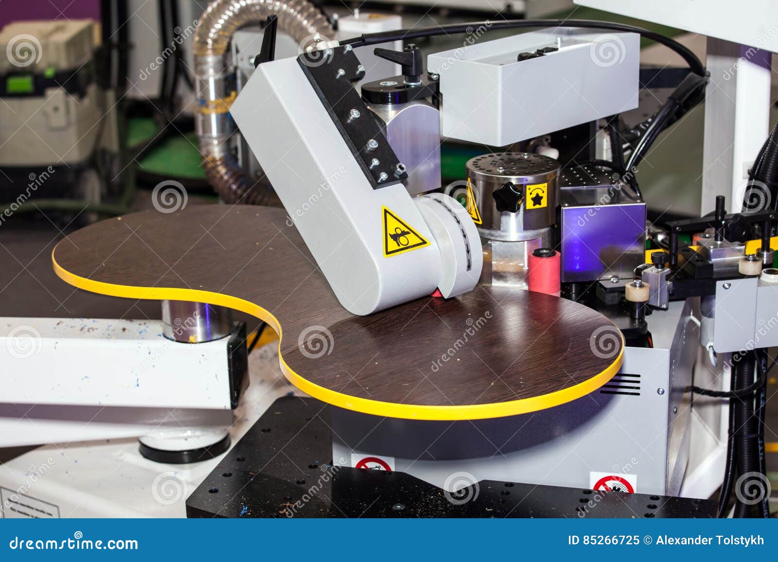 Process of Edging and Panel Materials Stock Image - Image of achieve ...