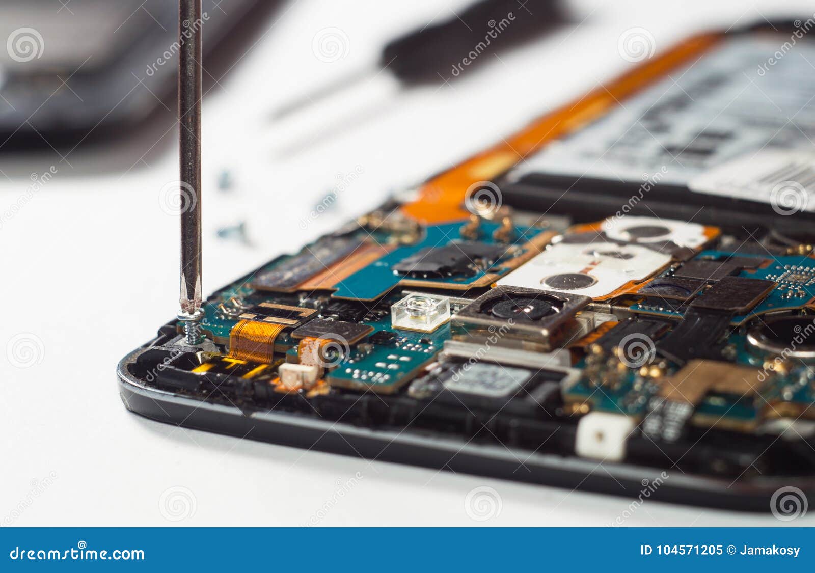 Process of Mobile Phone Repair Stock Image - Image of laboratory ...