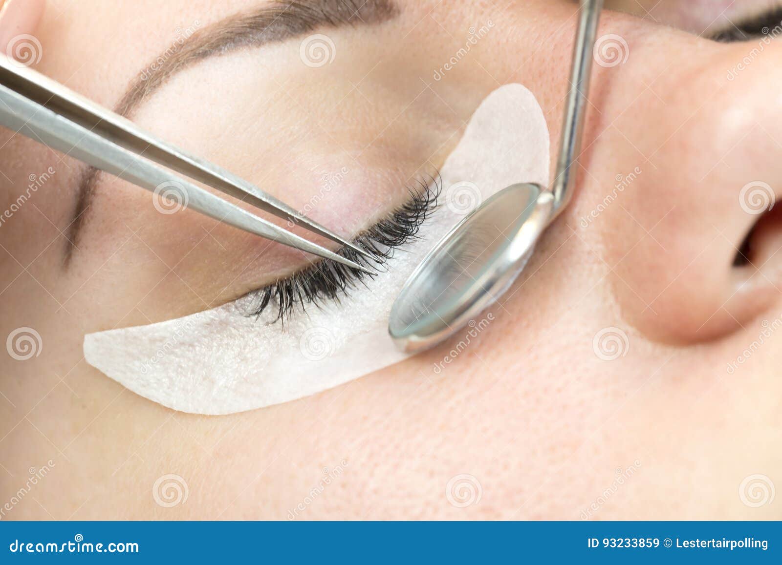 The Process of Eyelash Extensions Stock Image - Image of extension ...