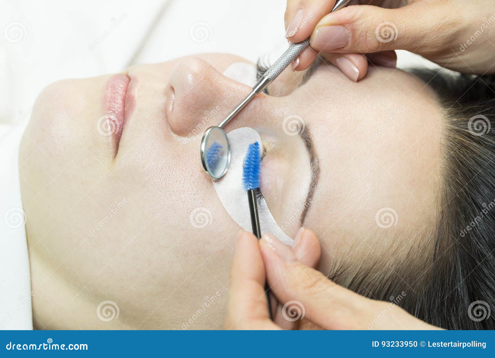 The Process of Eyelash Extensions Stock Photo - Image of extensions ...