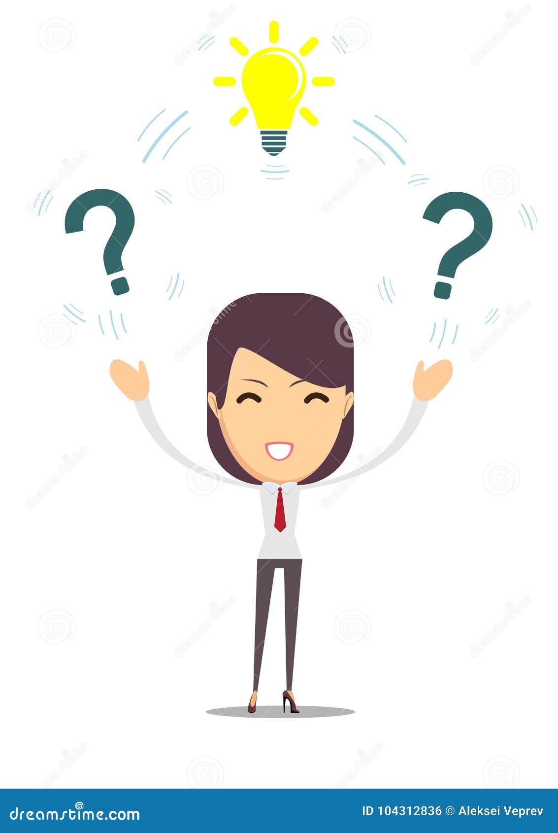 The Process of Finding a Solution. Stock Vector - Illustration of ...