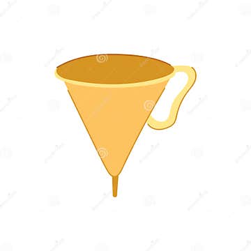 Process Funnel Cartoon Vector Illustration Stock Vector - Illustration ...