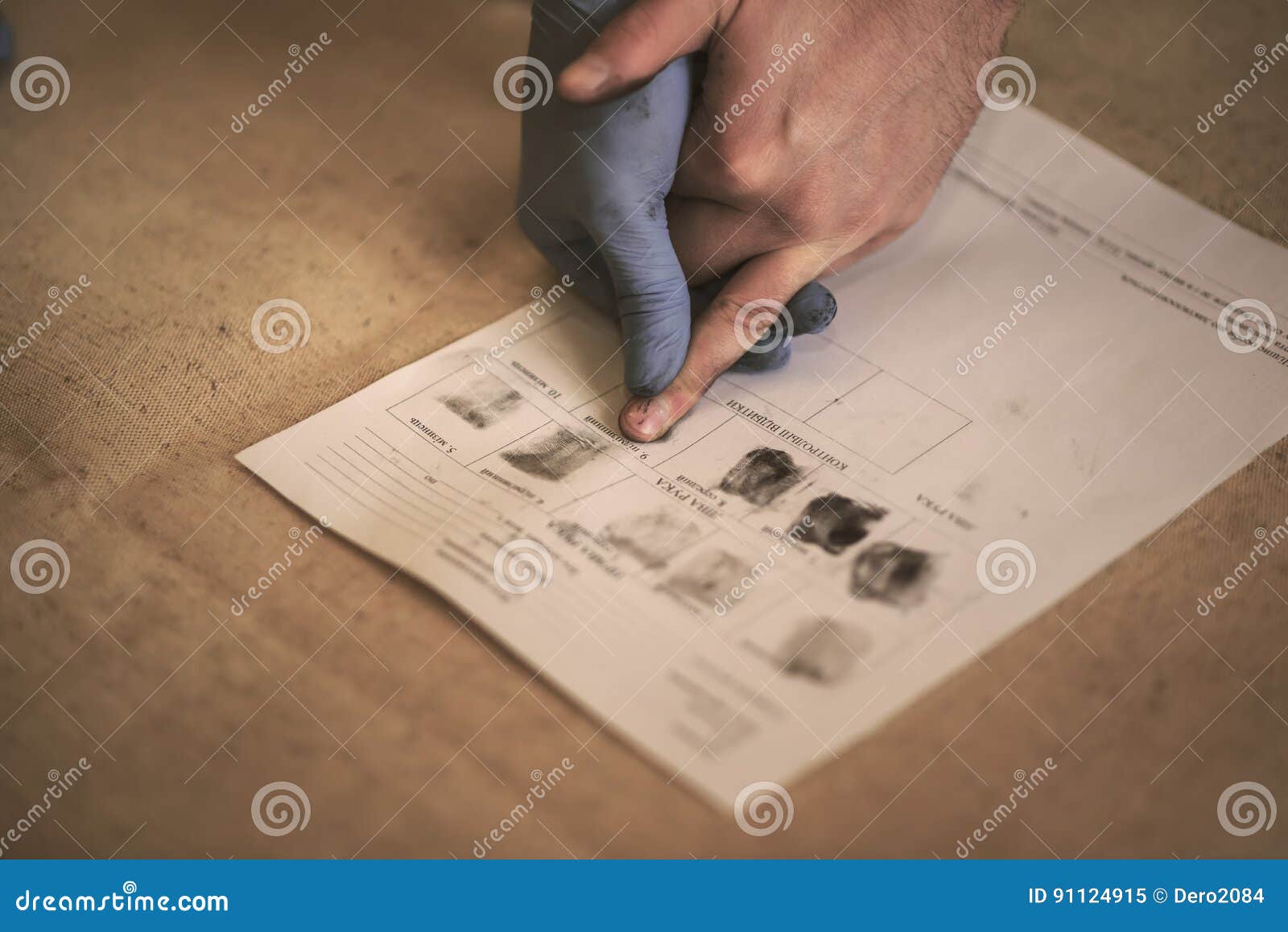 The Process of Getting Samples of Fingerprints Hands for Further Study ...