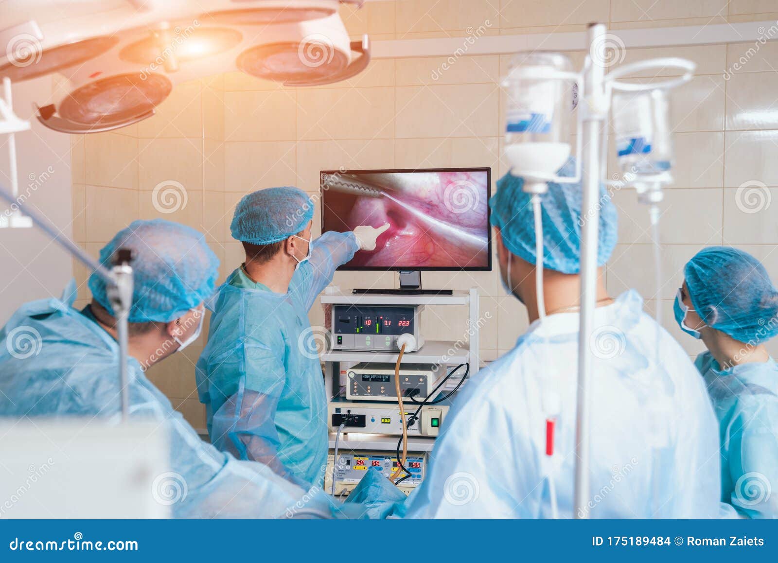 Process of Gynecological Surgery Operation Using Laparoscopic Equipment ...