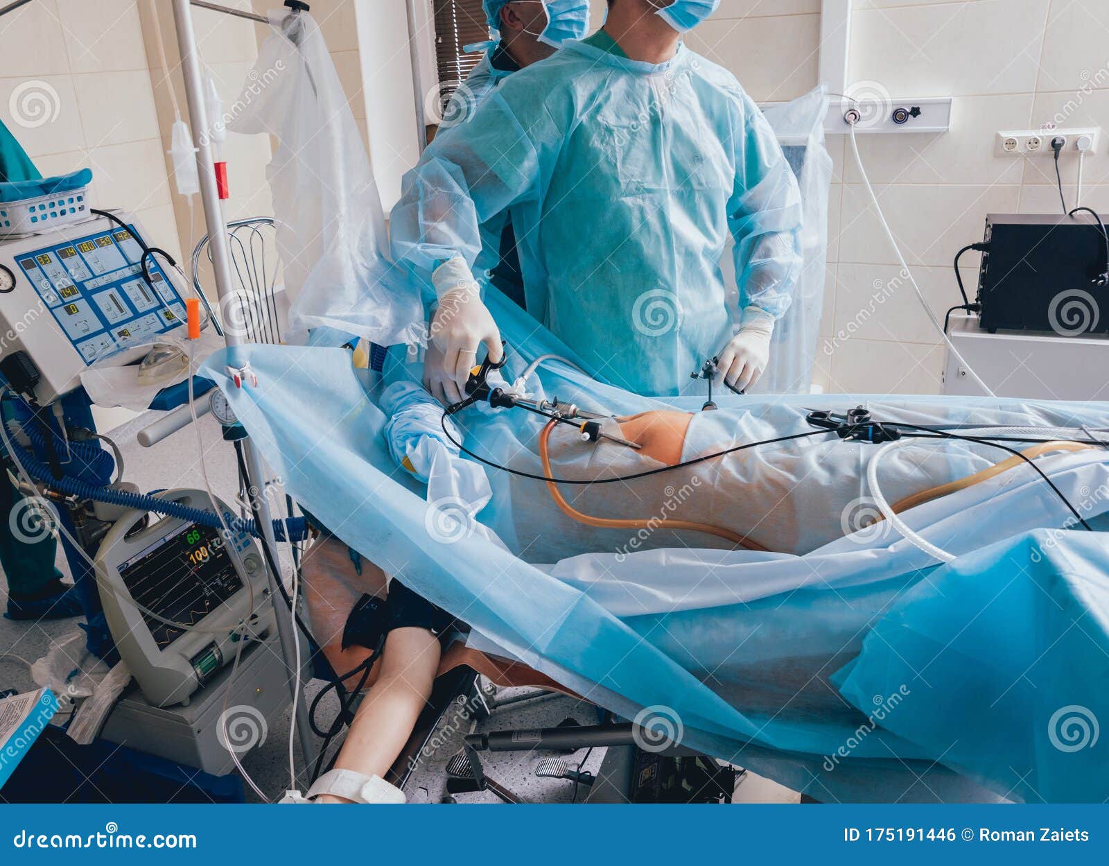 Process of Gynecological Surgery Operation Using Laparoscopic Equipment ...