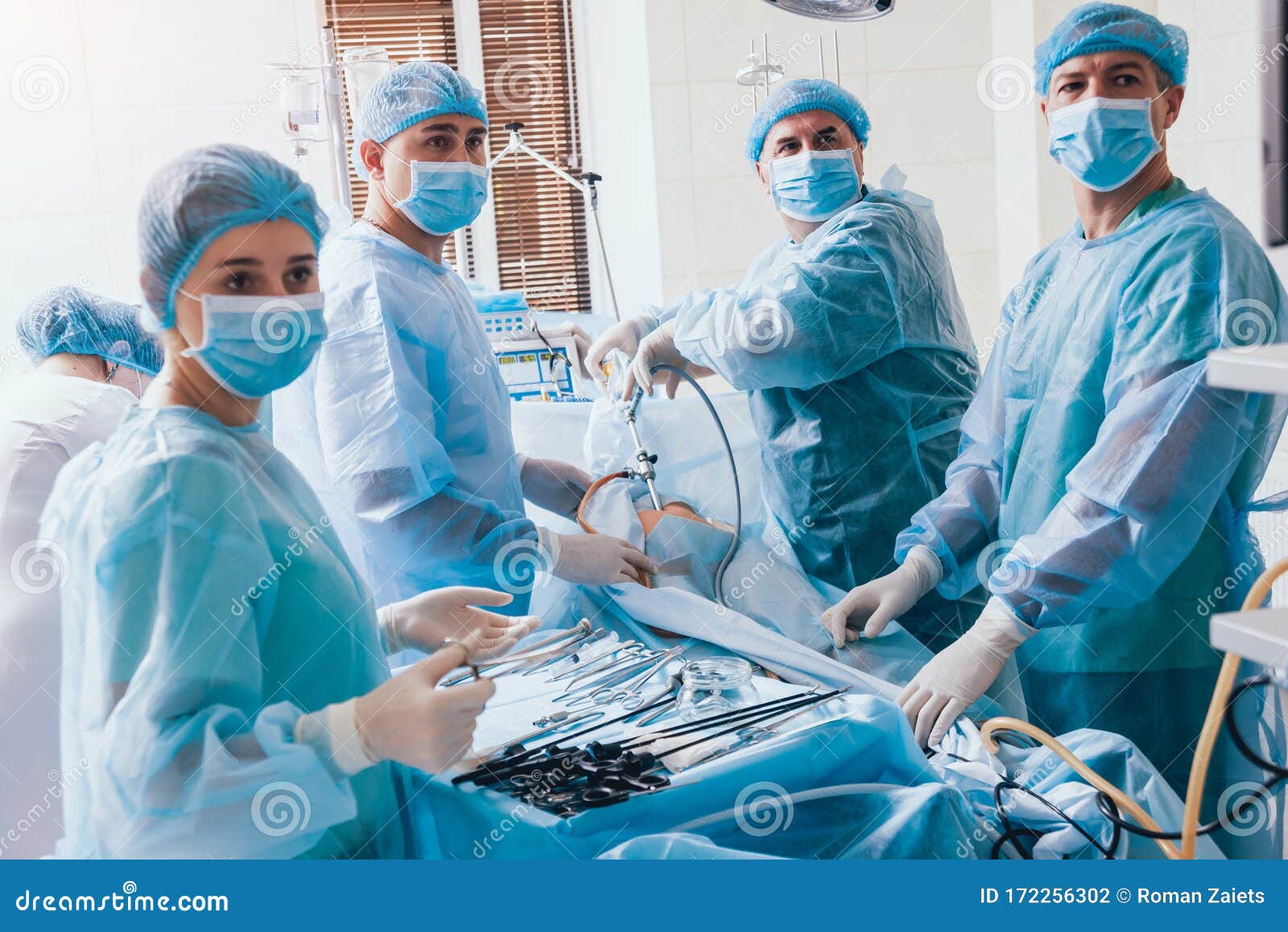 Process of Gynecological Surgery Operation Using Laparoscopic Equipment ...