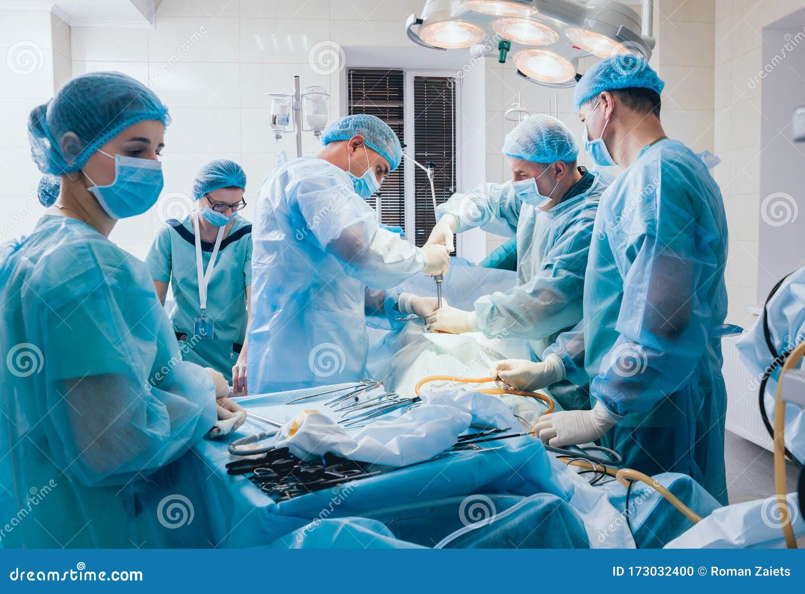 Process of Gynecological Surgery Operation Using Laparoscopic Equipment ...