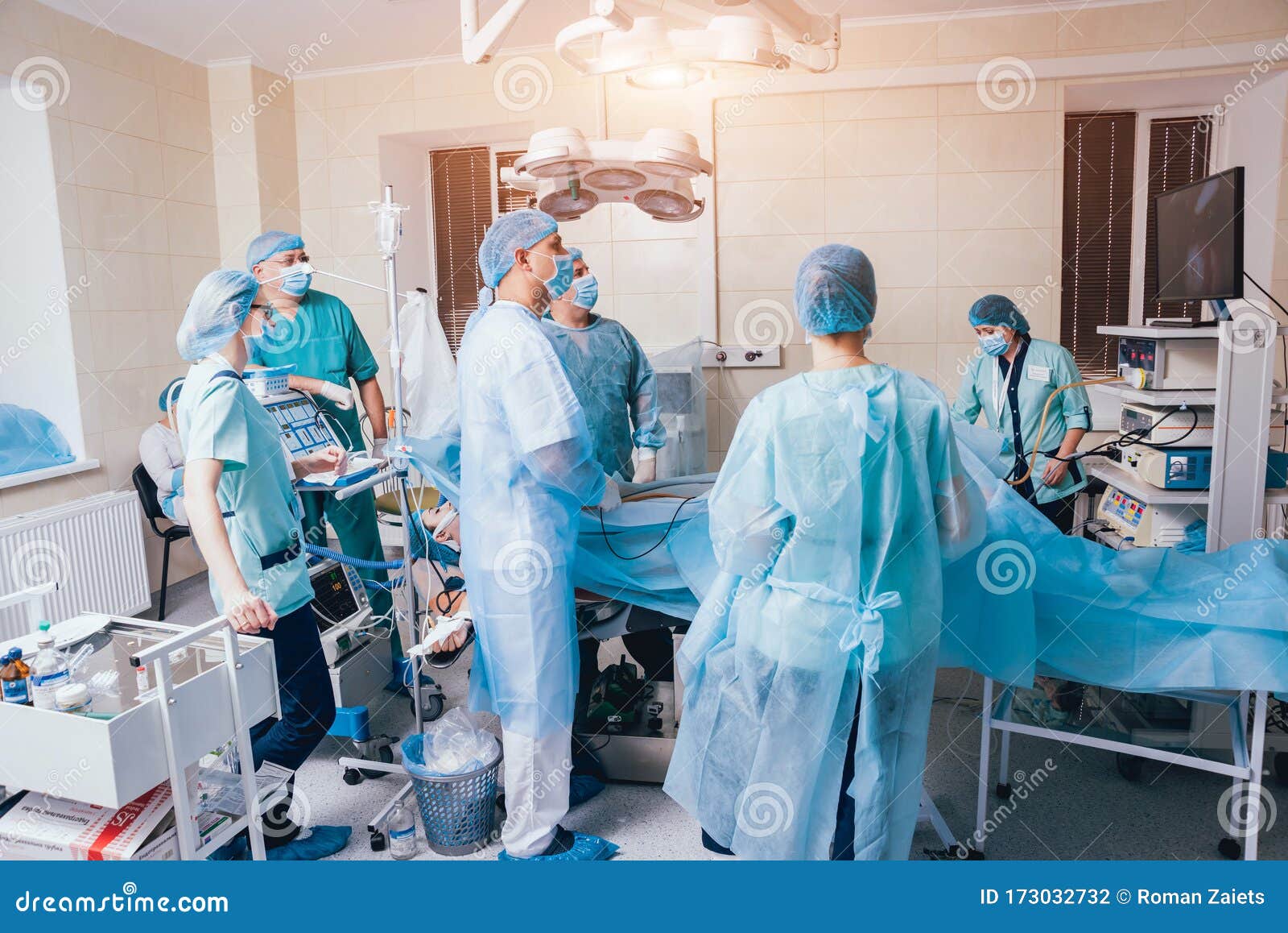 Process of Gynecological Surgery Operation Using Laparoscopic Equipment ...