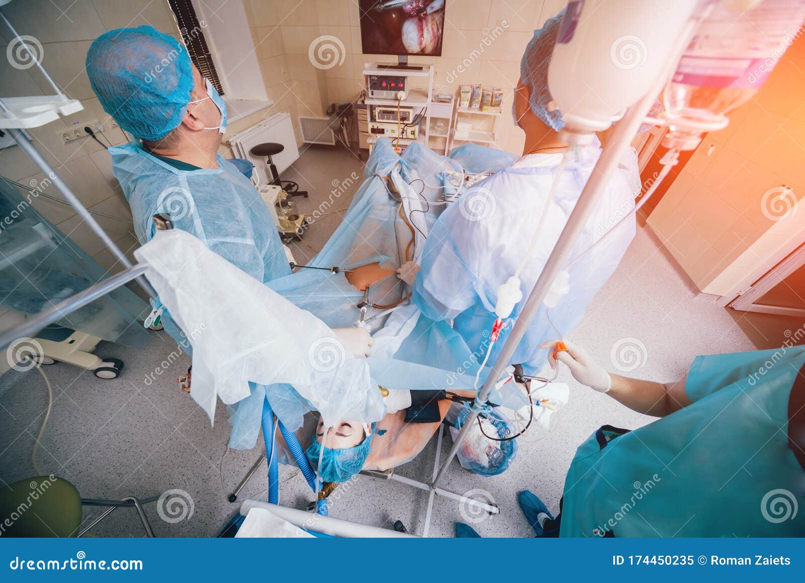 Process of Gynecological Surgery Operation Using Laparoscopic Equipment ...