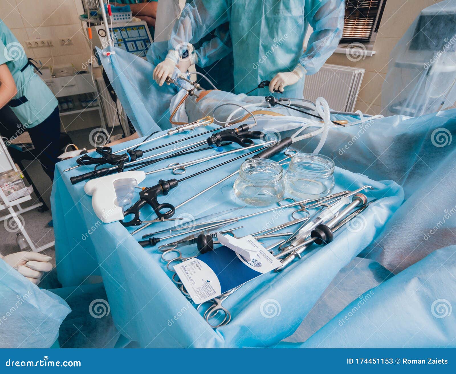 Process of Gynecological Surgery Operation Using Laparoscopic Equipment ...