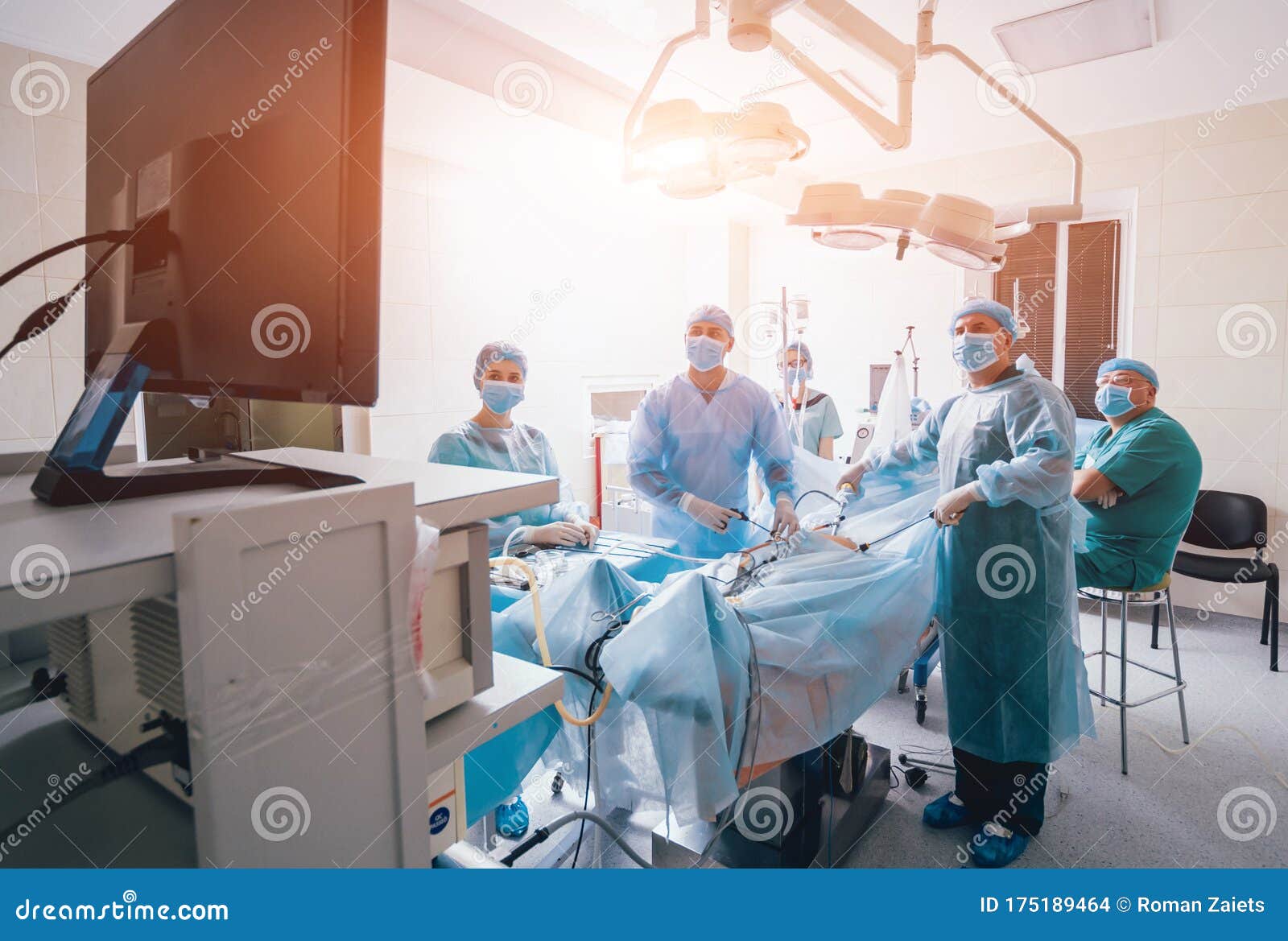 Process of Gynecological Surgery Operation Using Laparoscopic Equipment ...