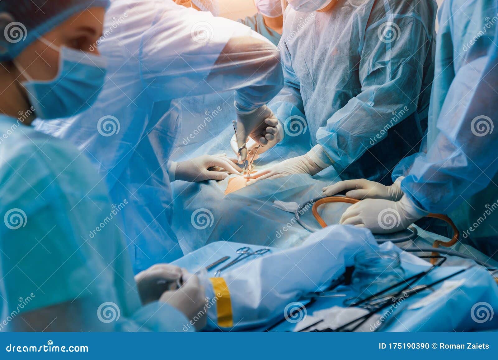 Process of Gynecological Surgery Operation Using Laparoscopic Equipment ...