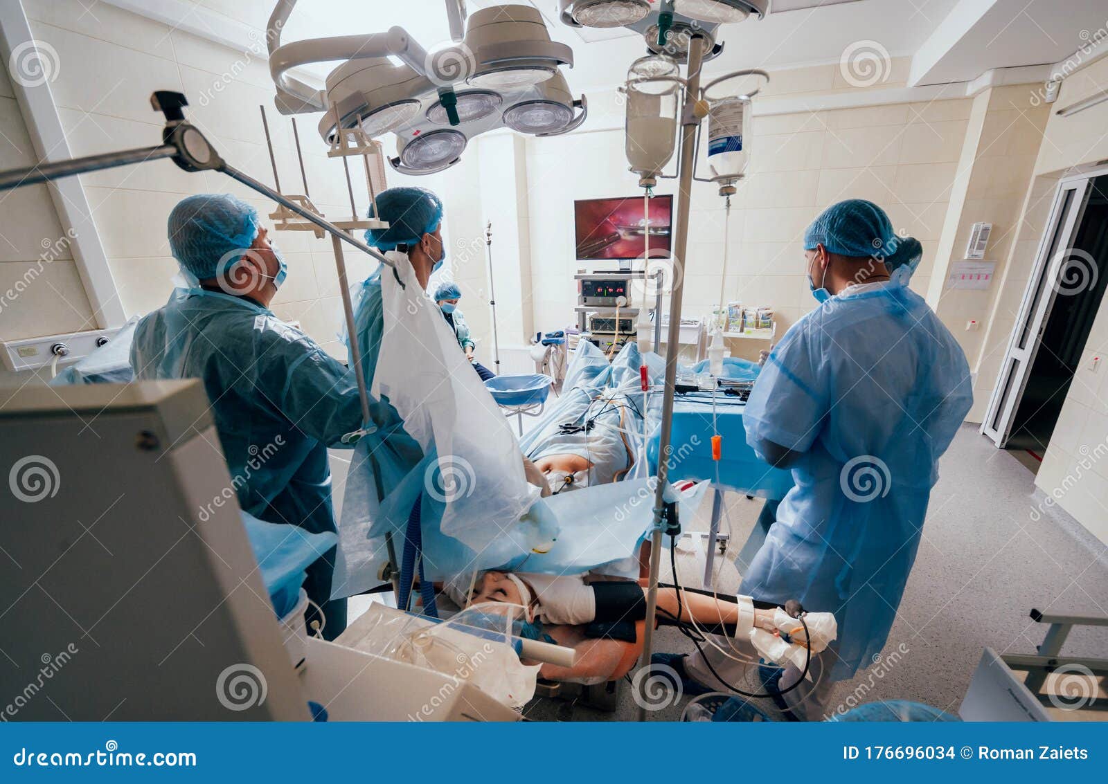 Process of Gynecological Surgery Operation Using Laparoscopic Equipment ...