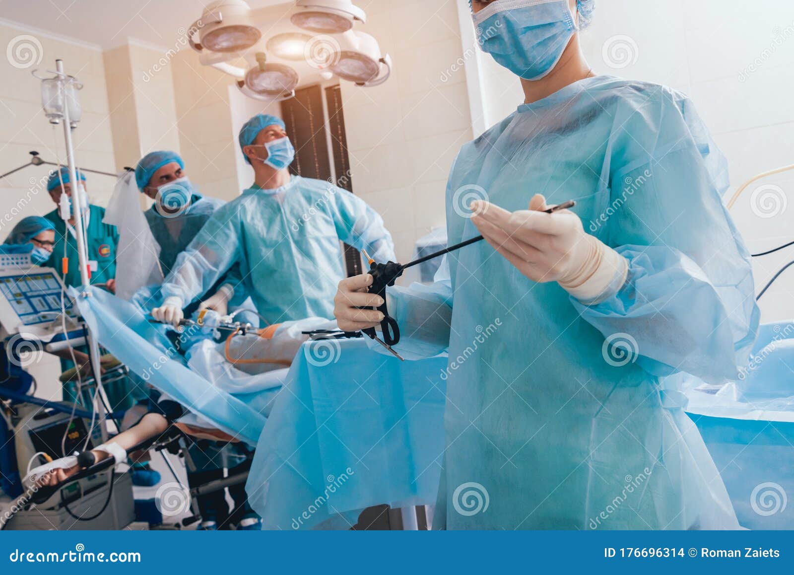 Process of Gynecological Surgery Operation Using Laparoscopic Equipment ...
