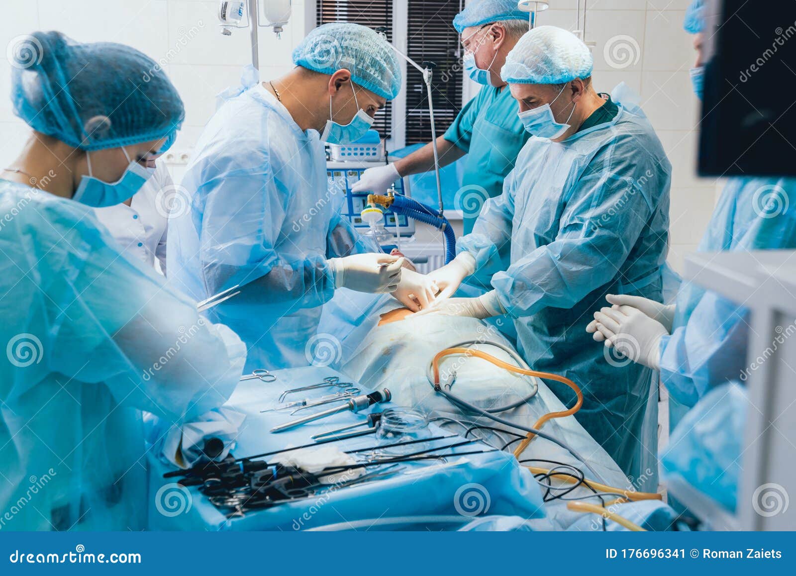 Process of Gynecological Surgery Operation Using Laparoscopic Equipment ...