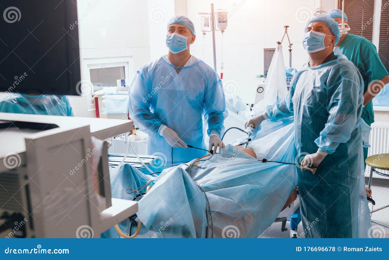 Process of Gynecological Surgery Operation Using Laparoscopic Equipment ...