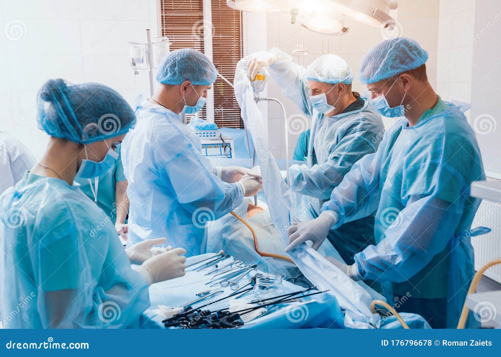 Process of Gynecological Surgery Operation Using Laparoscopic Equipment ...