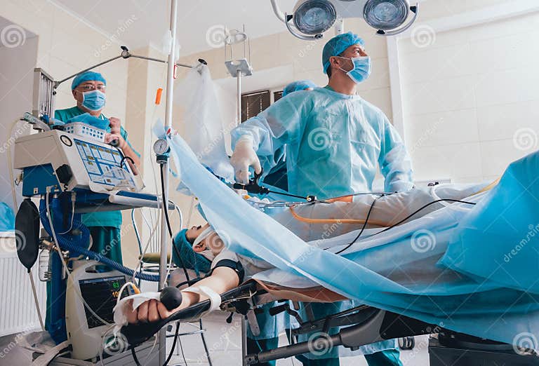 Process of Gynecological Surgery Operation Using Laparoscopic Equipment ...