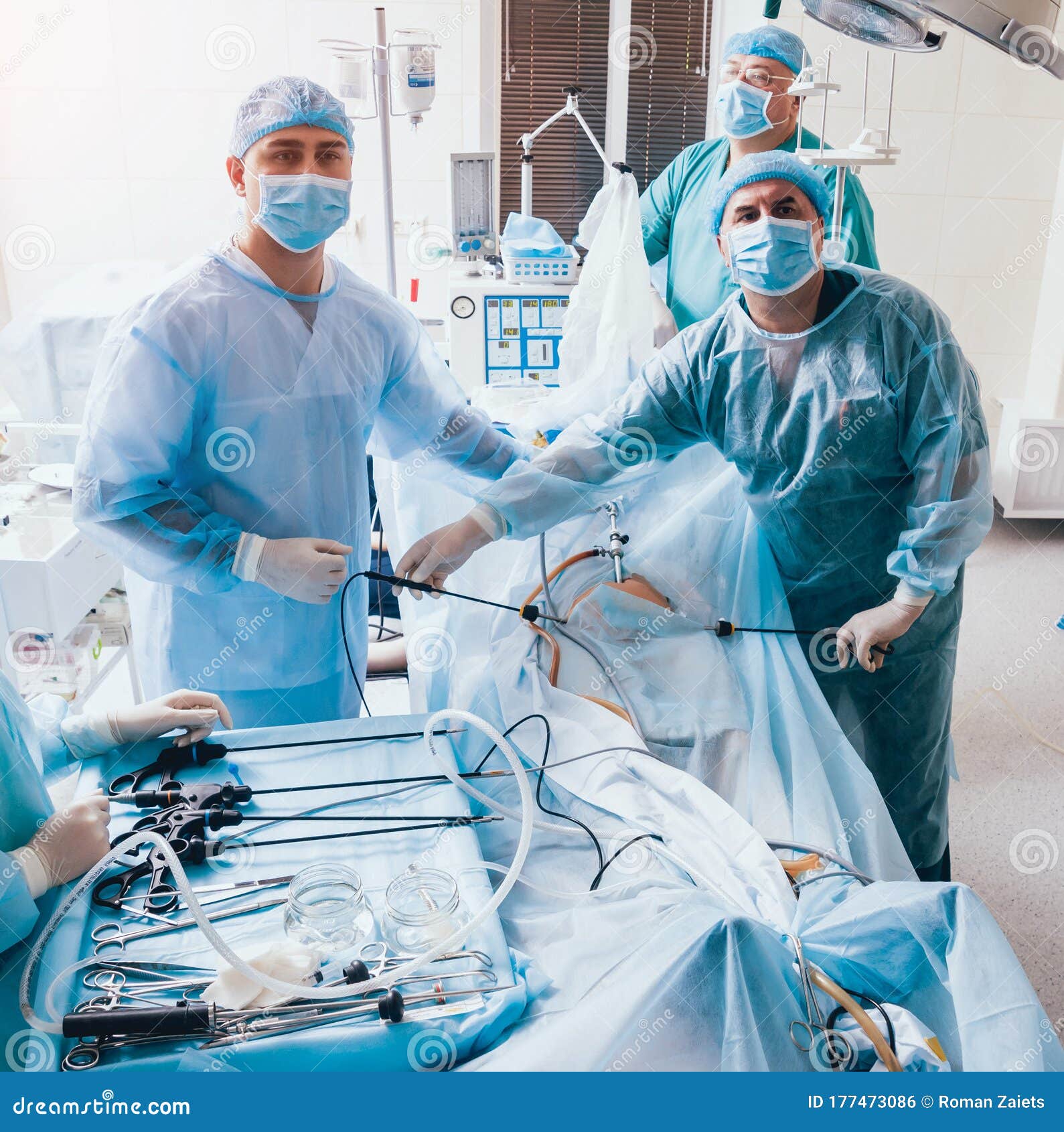 Process of Gynecological Surgery Operation Using Laparoscopic Equipment ...