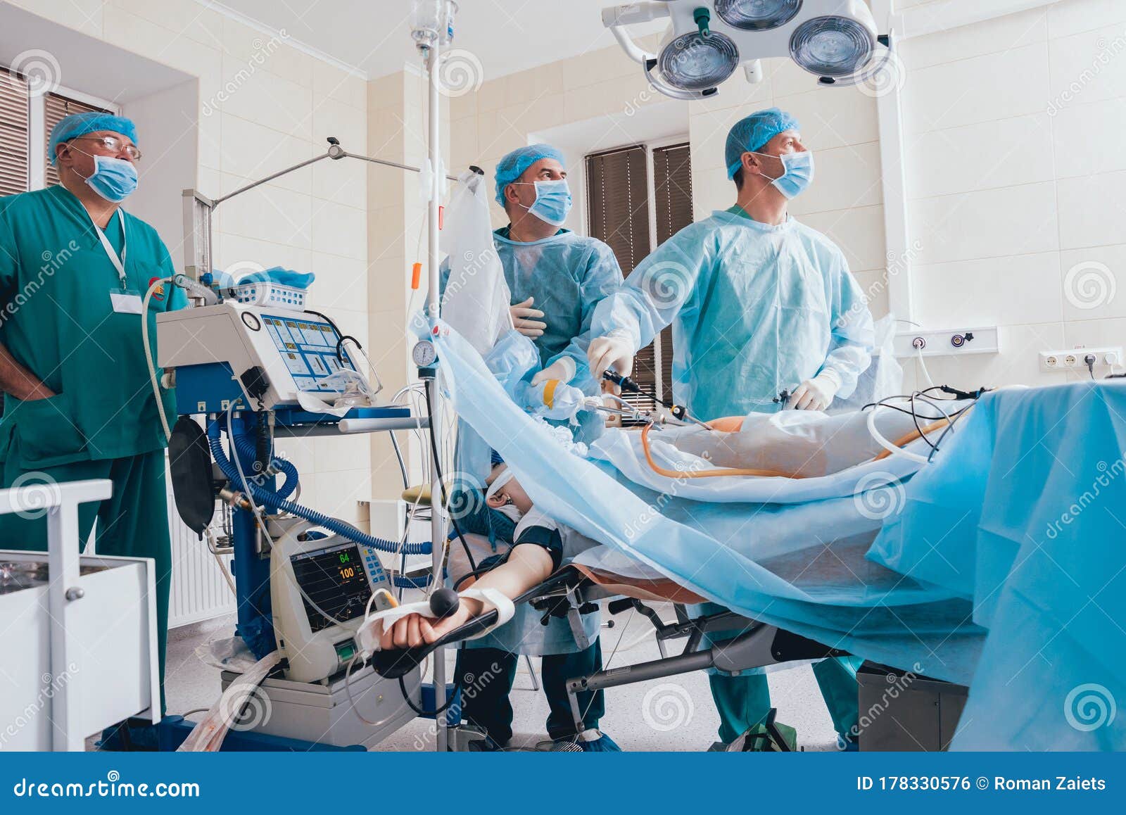 Process of Gynecological Surgery Operation Using Laparoscopic Equipment ...
