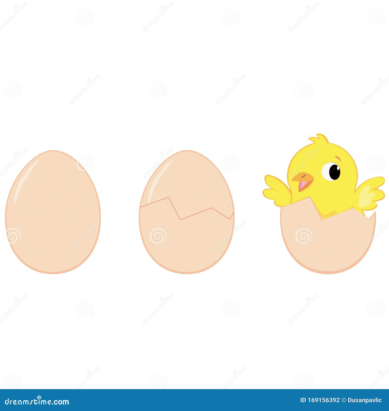 Chicken Eggs Hatching Clipart