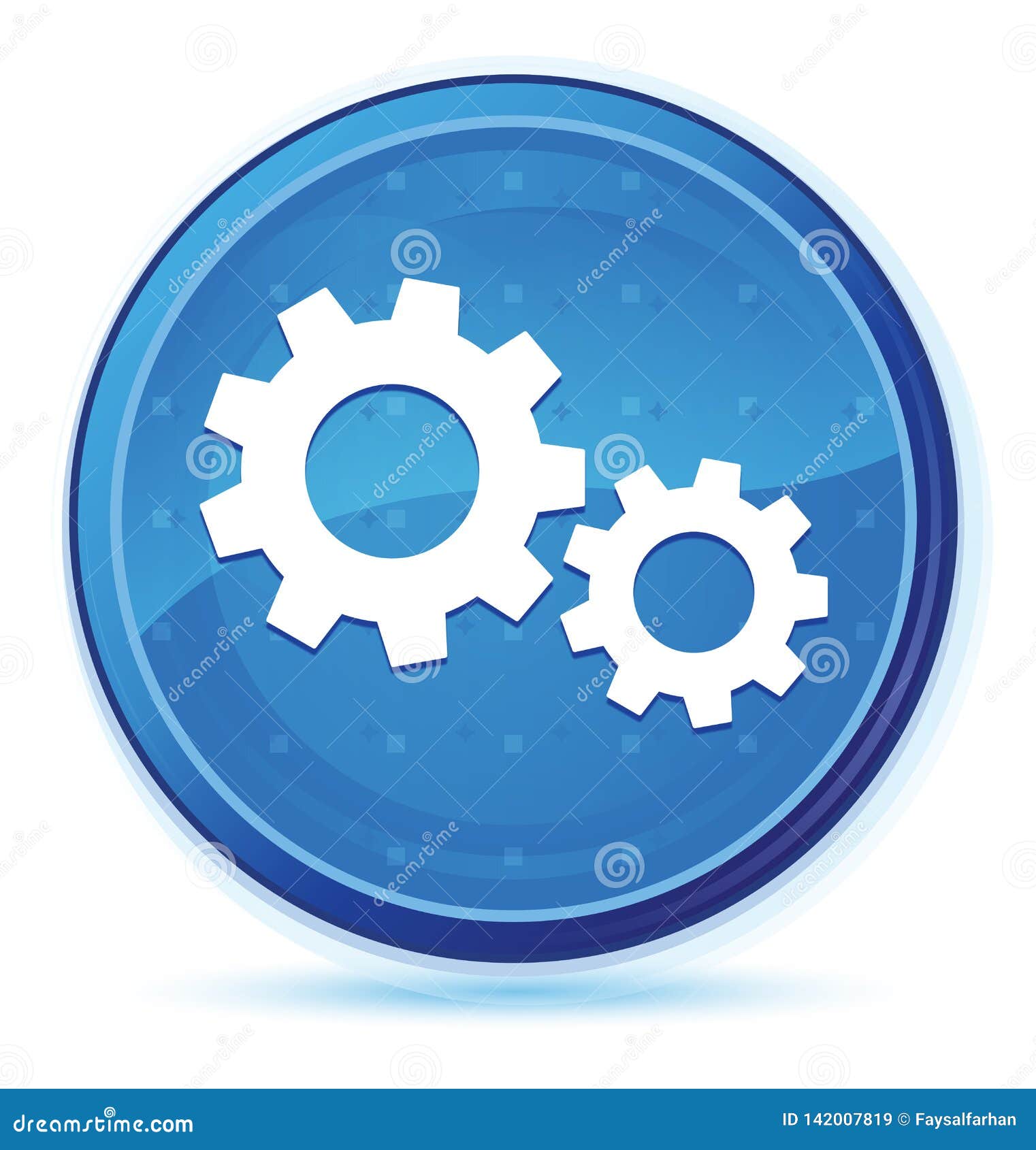 Process Icon Midnight Blue Prime Round Button Stock Vector ...