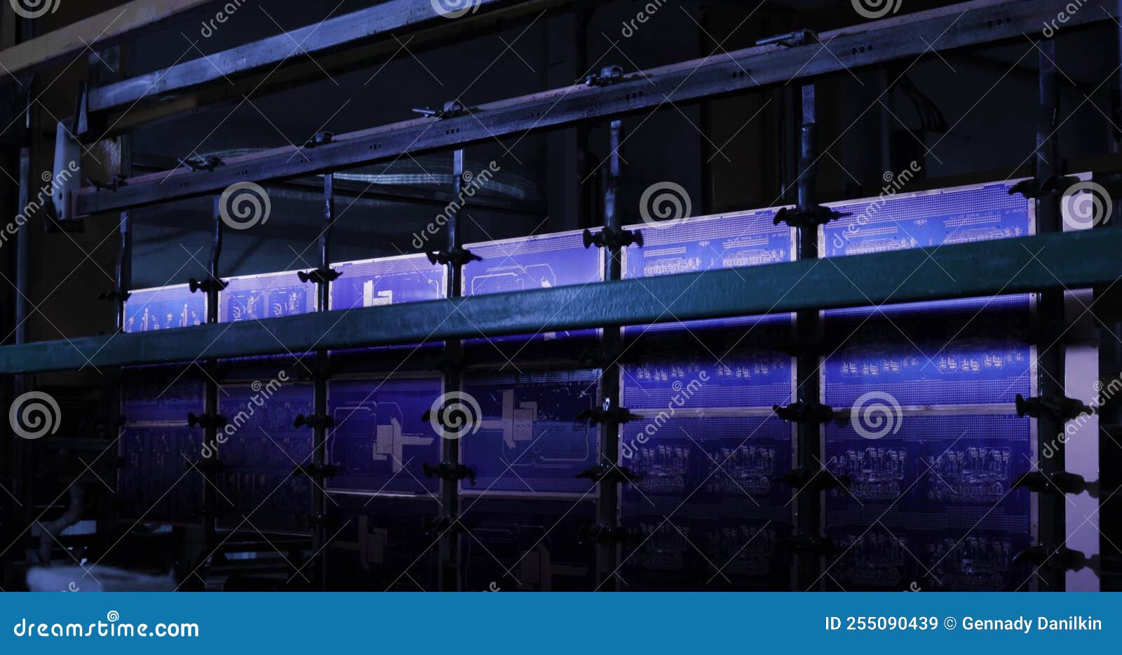 Process of Immersion of Microchips Circuit Boards in Solution in ...
