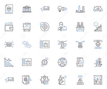 Process Improvement Line Icons Collection. Streamlining, Optimization ...