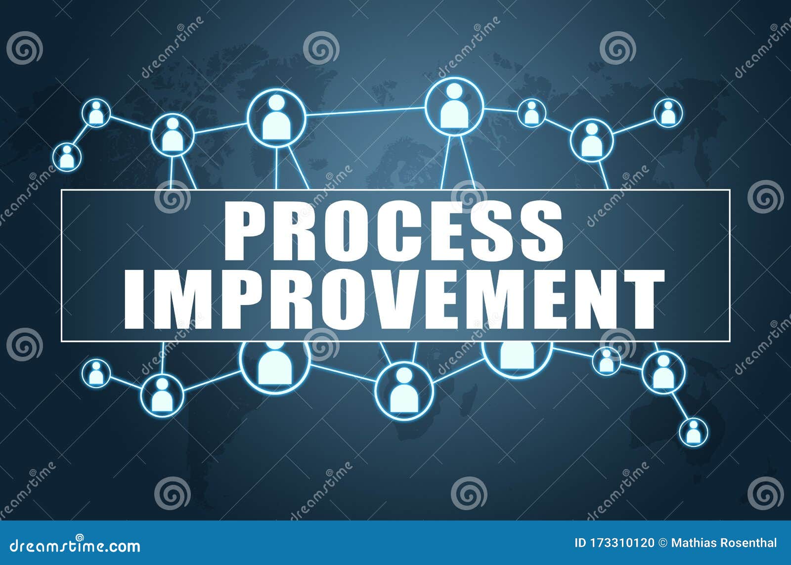 Process Improvement stock illustration. Illustration of word - 173310120